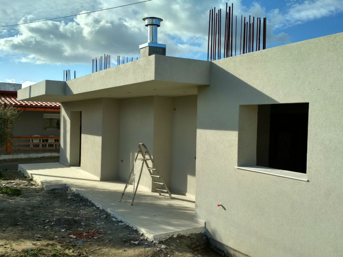 Θερμοπρόσοψη Κατοικίας στους Βακιώτες -BAUTECHplus- Ηράκλειο Κρήτης